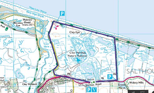 Cley Marshes Circular Walk